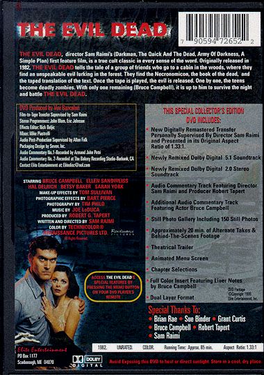 DVD Back Cover