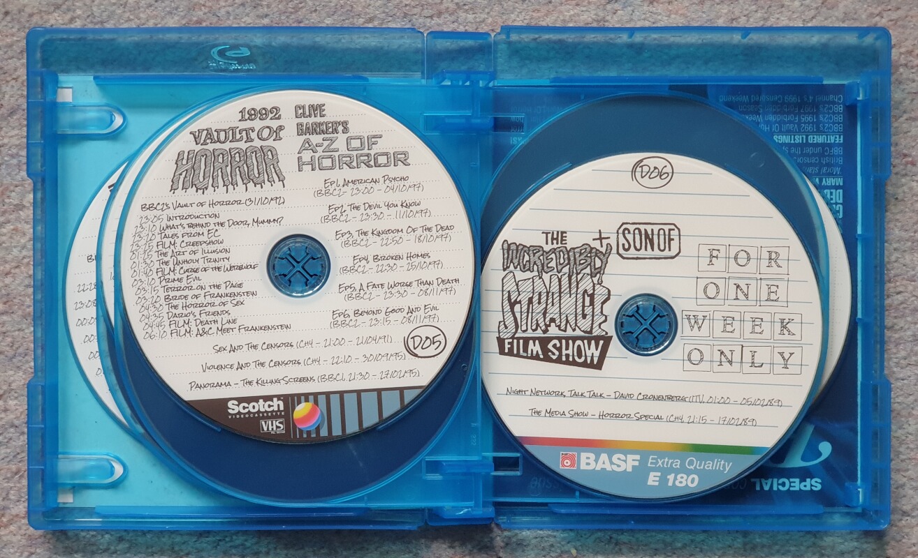Rob's Nostalgia Projects - Censorship Blu-Ray Set