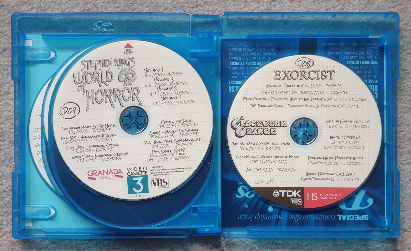 Rob's Nostalgia Projects - Censorship Blu-Ray Set