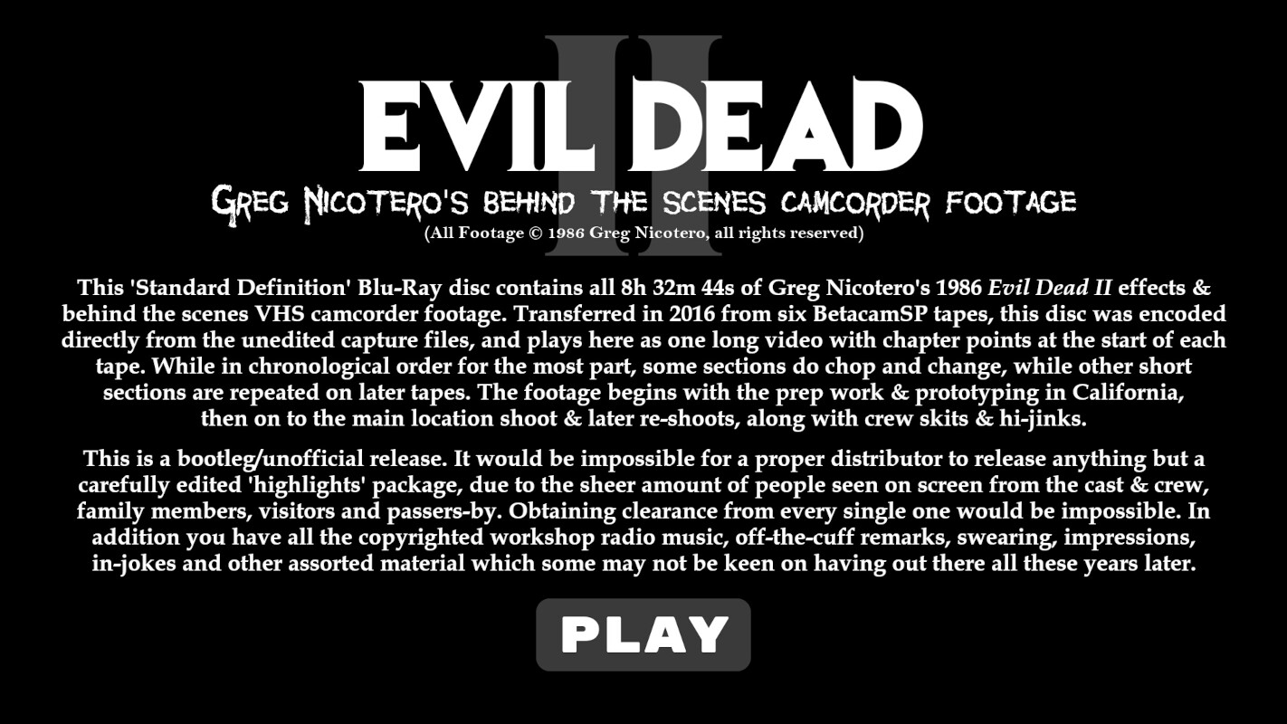 Rob's Nostalgia Projects - Evil Dead - The Rare Collection Blu-Ray Box-Set