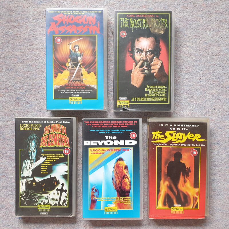 Rob's Nostalgia Projects - Zombie Flesh Eaters VHS Pre-Cert Blu-Ray