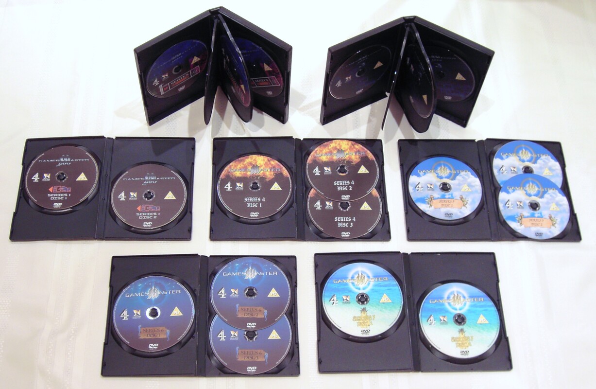 Rob's Nostalgia Projects - Gamesmaster Series 1-7 DVD Boxset